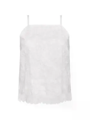 ERES Corail Embroidered Linen Top