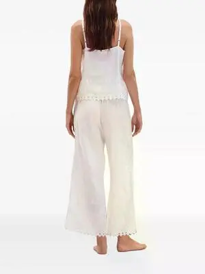 ERES Corail Embroidered Linen Top