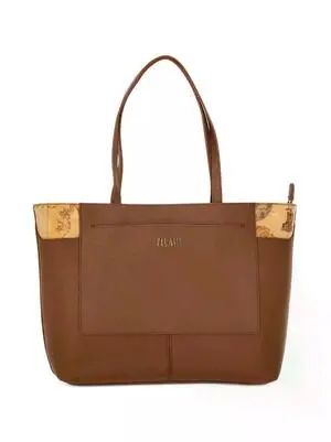 ALVIERO MARTINI 1° CLASSE Geo Classic Panelled Tote Bag