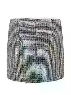 P.a.r.o.s.h Houndstooth Wool Skirt