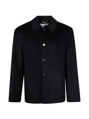 AMARANTO Button-up Patch-pocket Jacket