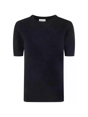 P.a.r.o.s.h Short-sleeve Fuzzy Yak Sweater - Black