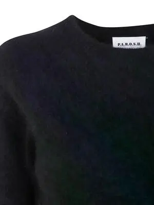 P.a.r.o.s.h Short-sleeve Fuzzy Yak Sweater