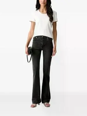 SILVIAN HEACH Faded-effect Flared Jeans