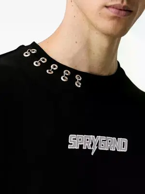 SPRAYGROUND Lightning Shark Logo-patch Sweatshirt