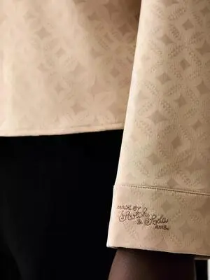 Scotch & Soda Jacquard Logo Long-sleeve Shirt