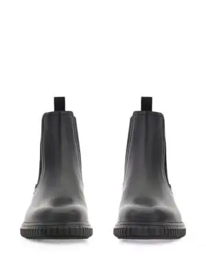 FERRAGAMO Leather Chelsea Boots