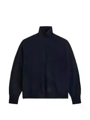 Soeur Nord Ribbed-knit High-neck Sweater - Blue