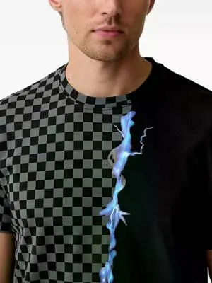SPRAYGROUND Check-print Shark Mouth T-shirt
