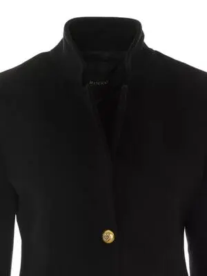 Pinko Logo-button Turtleneck Coat