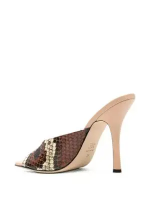 Ermanno Scervino Square-toe Heeled Sandals