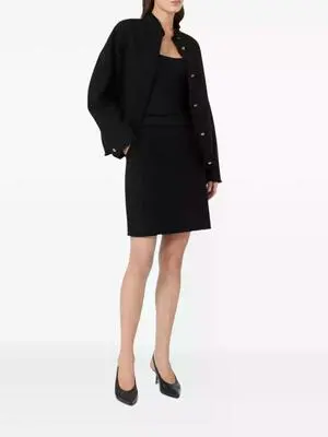 Max Mara Double Jersey Wool Bomber Jacket