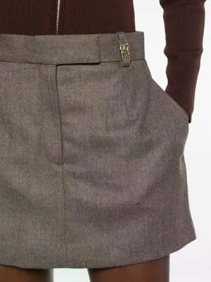 Sandro Logo-plaque Tailored Shorts