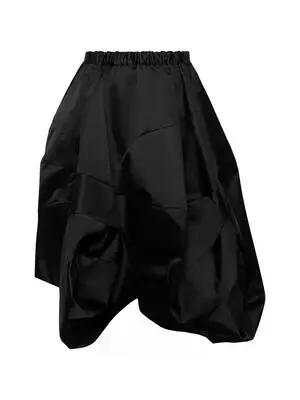 Comme Des Garçons Mid Voluminous Bubble Skirt - Black