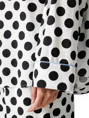 Sleeper Polka-dot Print Shirt