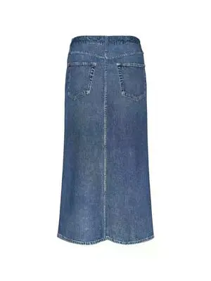 Rag & Bone Miramar Faded-effect Midi Skirt