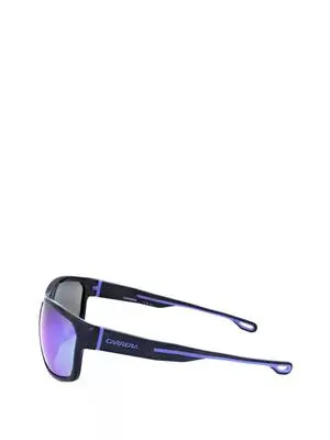 Carrera Eyewear Stripe-detail Rectangle-frame Sunglasses