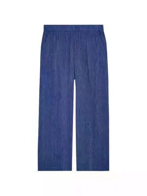 Eileen Fisher Elasticated-waistband Wide-leg Trousers