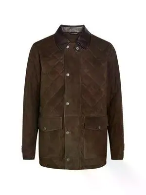 Gant Quilted Suede Jacket