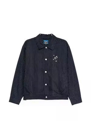 AGNES B. Logo-patch Jacket - Blue