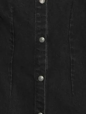 ROTATE BY BIRGER CHRISTENSEN Fitted Denim Shirt