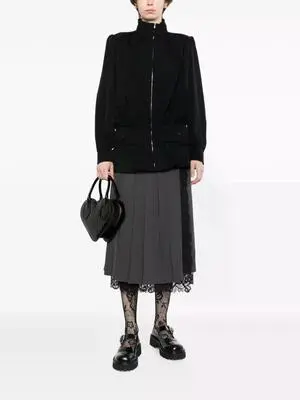 FETICO Lace-trim Pleated Skirt