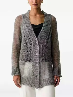 Ermanno Scervino Open-knit Button-down Cardigan