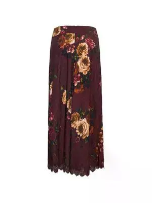 Cara Cara Lou Floral Print Midi Skirt