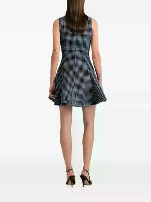 Cara Cara Burns Plaid Mini Dress