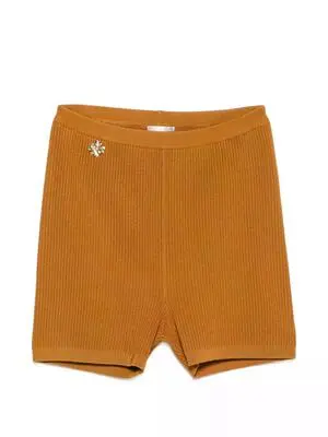 Saint Laurent Ribbed-knit Shorts