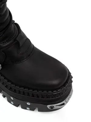 NEW ROCK Buckled Platform Boots