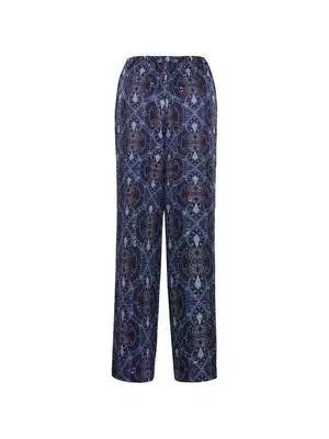 Cara Cara Girona Metallic-print Trousers