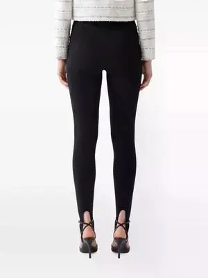SELF-PORTRAIT Knit Stirrup Leggings