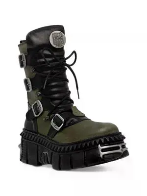 NEW ROCK X Attack On Titan Buckled Platform Boots