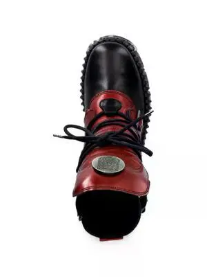 NEW ROCK Buckle-fastening Platform Boots