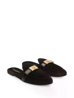 Dolce & Gabbana Suede Mules