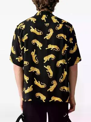WACKO MARIA Tiger-print Short-sleeve Shirt
