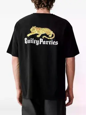 WACKO MARIA Tiger-print Logo-print T-shirt
