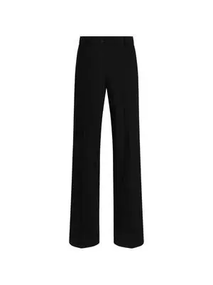 Dolce & Gabbana Flared Stretch-wool Twill Pants