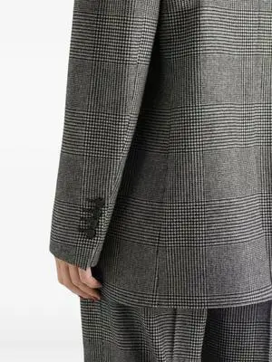 Dolce & Gabbana Glen Plaid Flannel Single-breasted Jacket