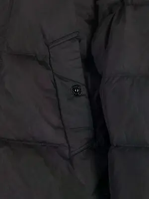 Stone Island Crinkle Reps Ny Down Jacket - Black