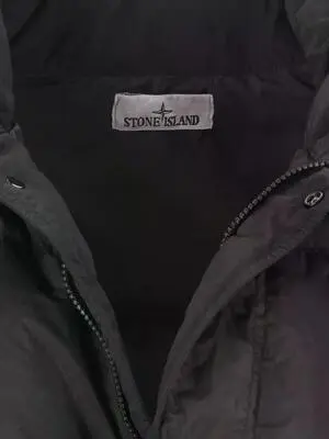 Stone Island Crinkle Reps Ny Down Jacket - Black