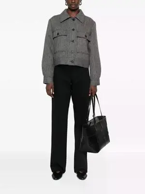 Max Mara Herringbone-pattern Wool Jacket
