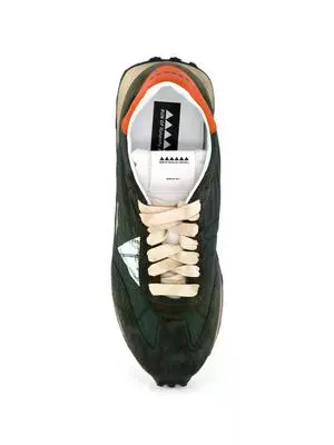 RUN OF Audax Panelled Sneakers - Green
