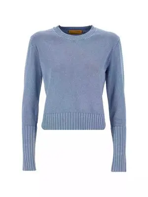 Guest In Residence Ribbed-knit Crew-neck Sweater