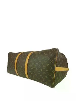 LOUIS VUITTON 1998 Monogram Keepall Bandouliere 60 Travel Bag