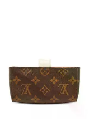 LOUIS VUITTON Monogram Canvas Tribal Mask Pouch