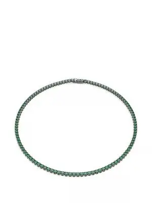 SWAROVSKI Crystal-embellished Tennis Necklace - Black