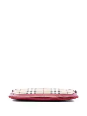 Burberry Haymarket Check Coated Canvas Peyton Cross Body Bag