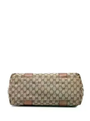 Gucci Gg Canvas Bamboo Libeccio Tote Bag